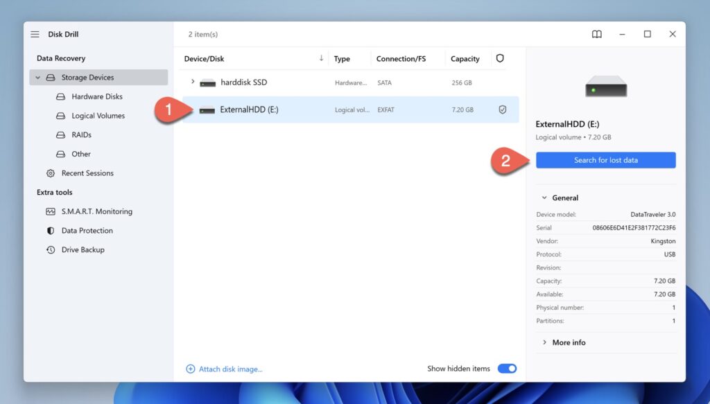 How to Recover Disappeared Files from External Hard Drive