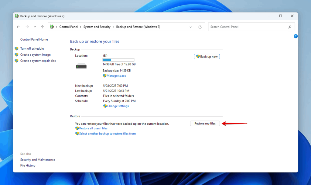 How to Recover Files After Windows System Restore